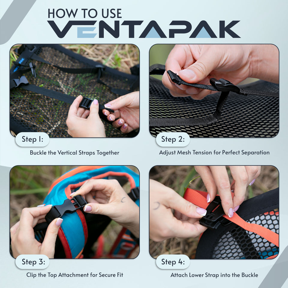 VentaPak - Backpack Comfort Accessory Lightweight