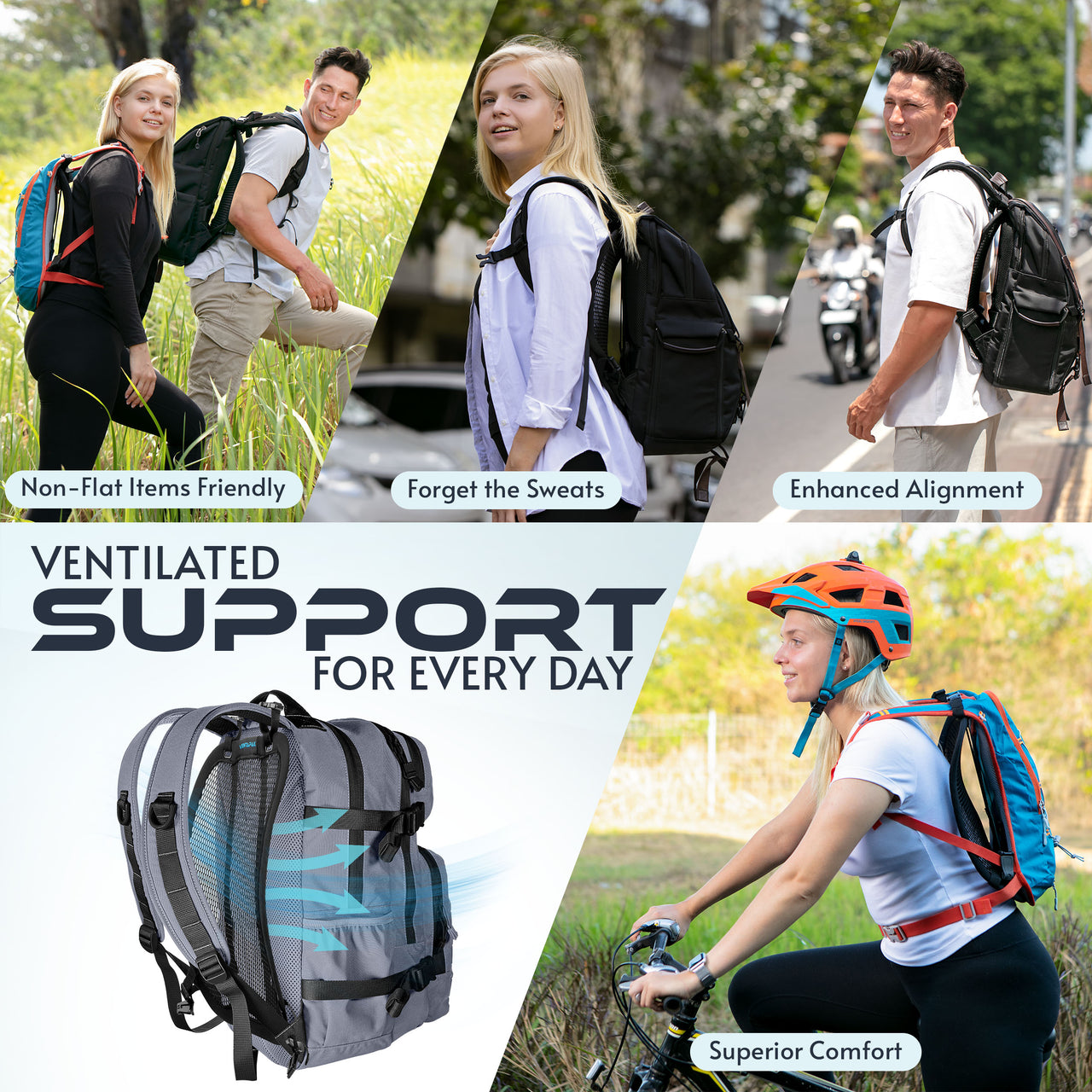 Backpack Spacer & Accessory for Ventilation | VentaPak